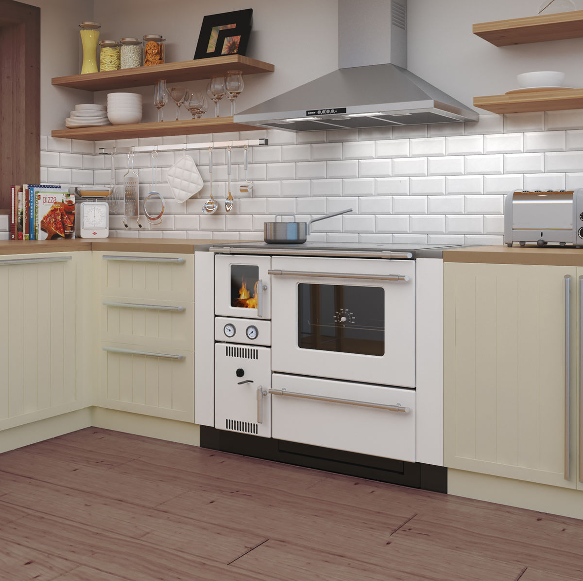 Wamsler K148 wood burning cooker stove Anthracite